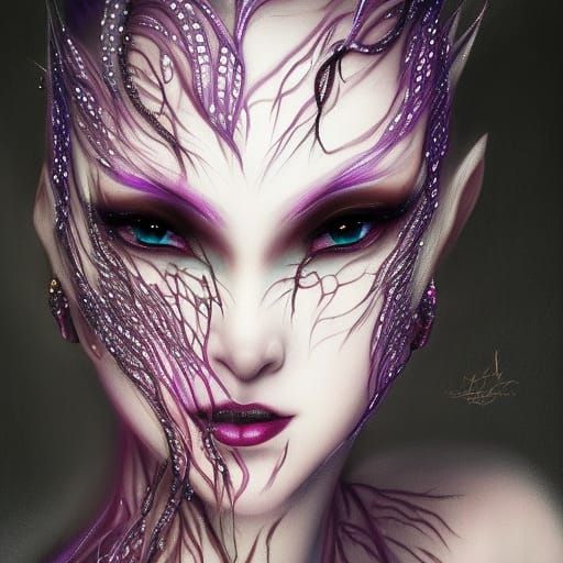Beautiful demon woman 30-4 - AI Generated Artwork - NightCafe Creator