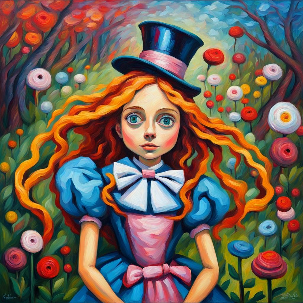 Twisted Alice In Wonderland - AI Generated Artwork - NightCafe Creator
