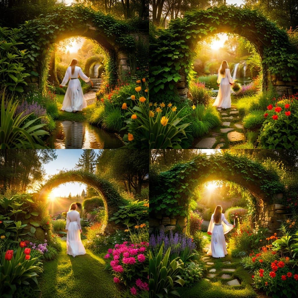 Secret Gardens - AI Generated Artwork - NightCafe Creator