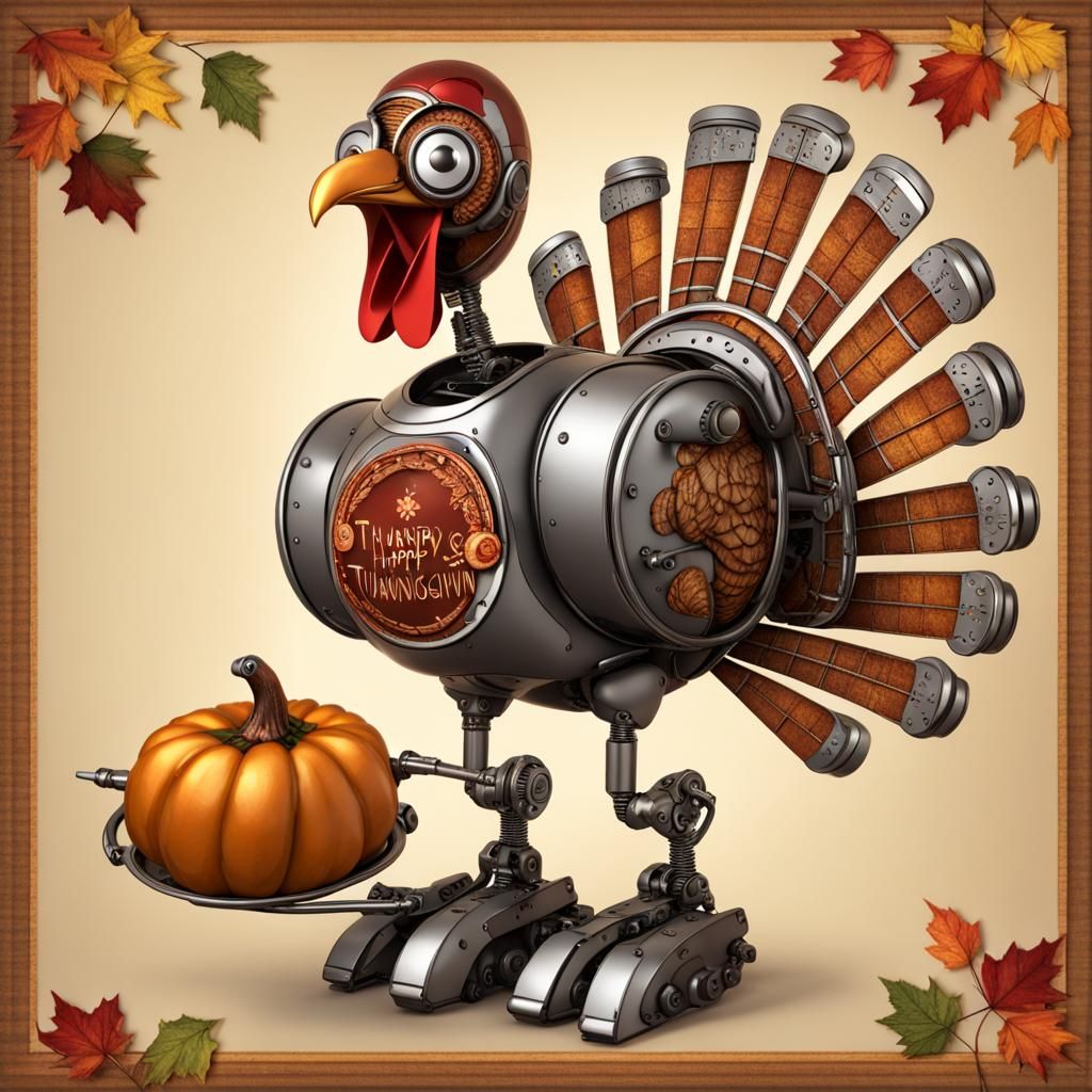 Turkey robot - AI Generated Artwork - NightCafe Creator