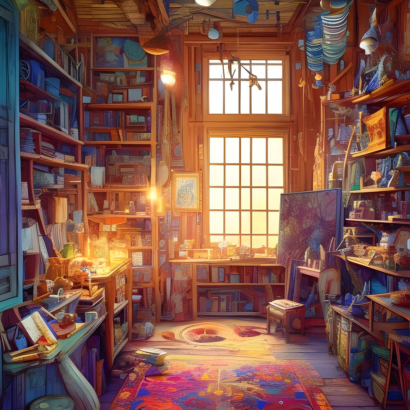 Magical workshop :) - AI Generated Artwork - NightCafe Creator