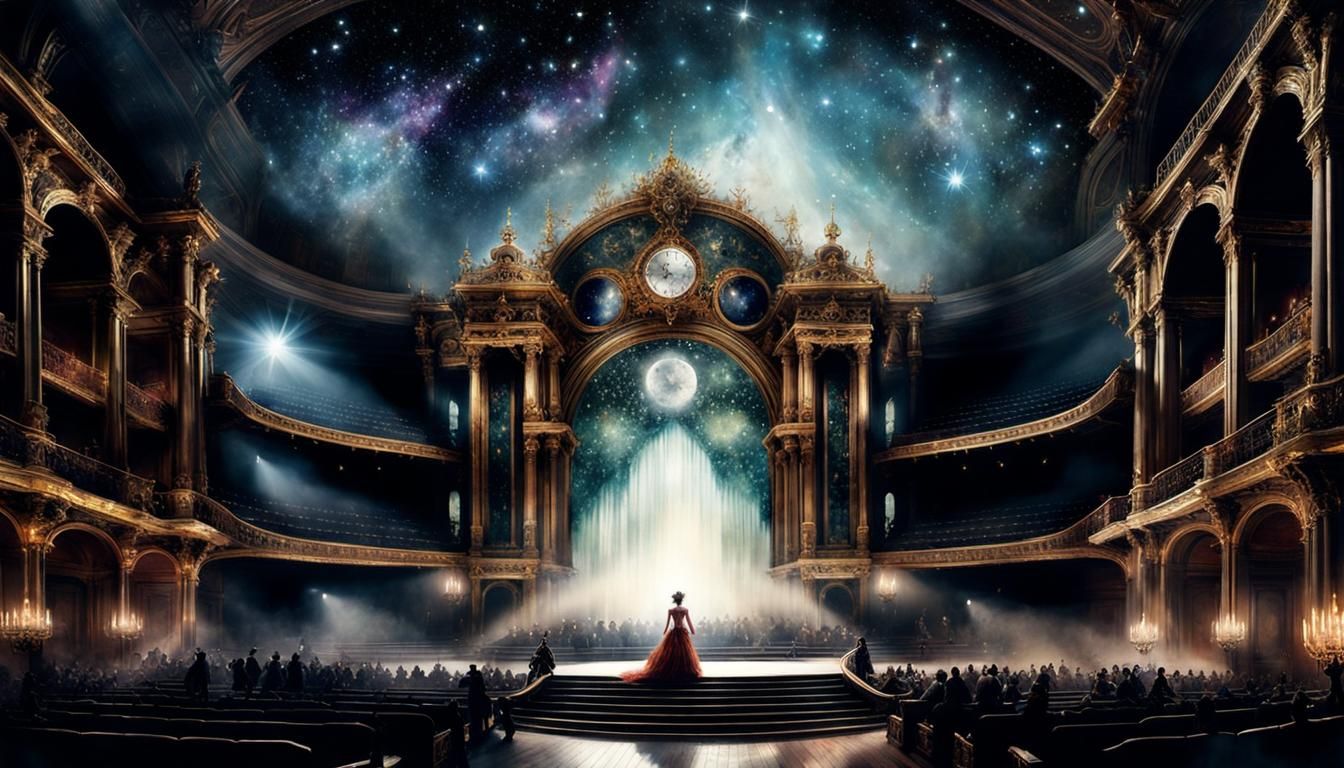 Beautiful Night at the Opera - AI Generated Artwork - NightCafe Creator