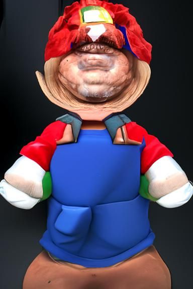 Fat Italian Plumber wants your liver low poly - AI Generated Artwork ...