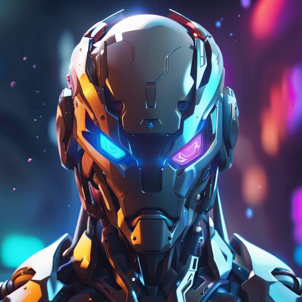 valorant game character kay/o futuristic robot art - AI Generated ...