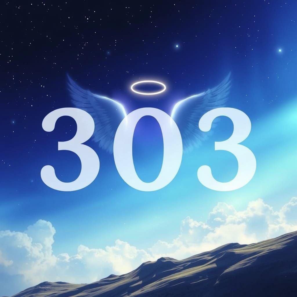 Angel Number 303: Symbolism of Peace and Promise o... - AI Art