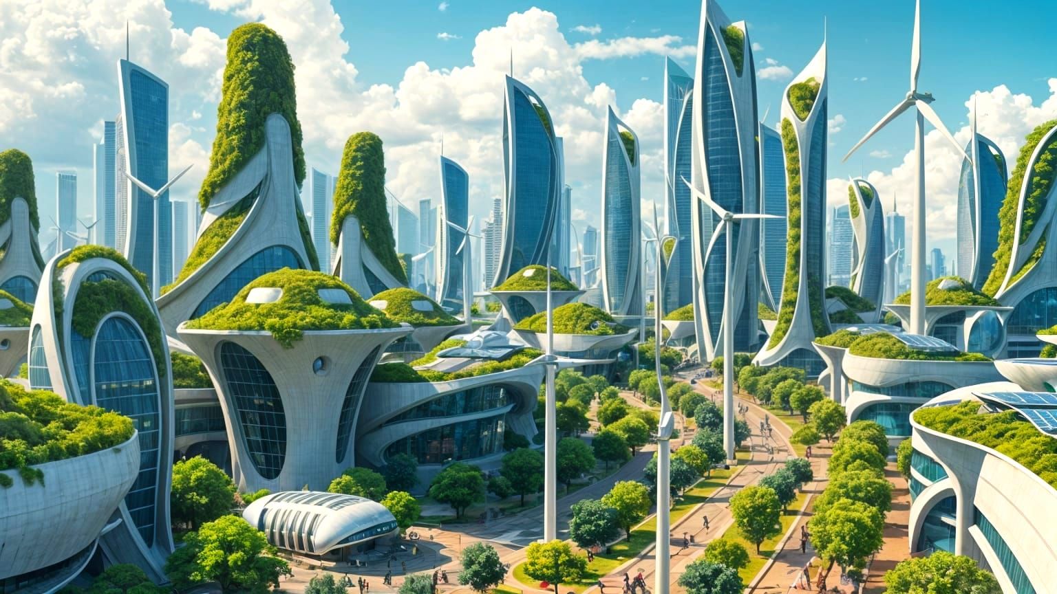 Solarpunk city - Solarpunk city