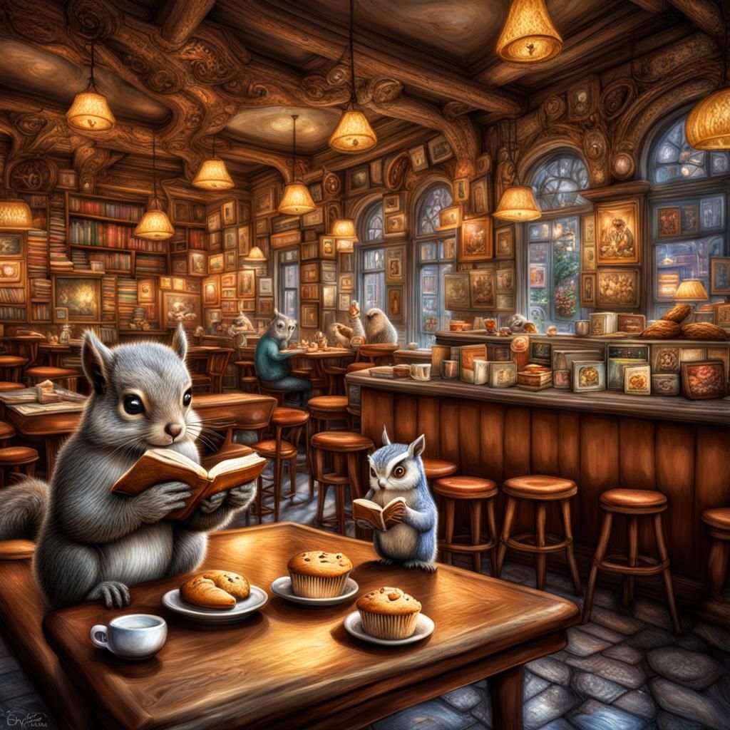 The Cafe - AI Generated Artwork - NightCafe Creator