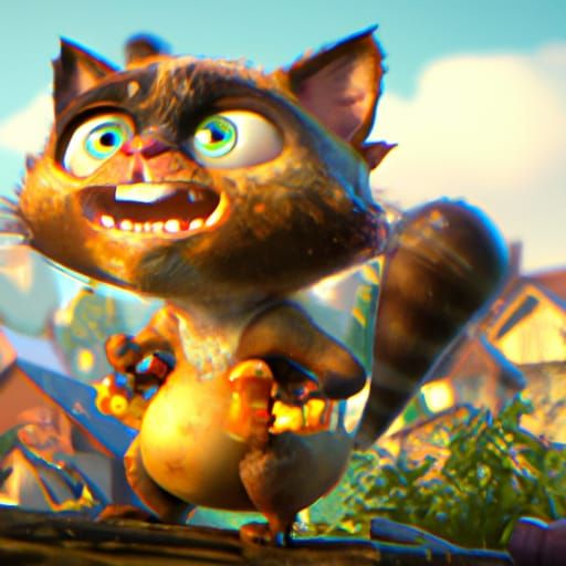 Funny cat - AI Generated Artwork - NightCafe Creator