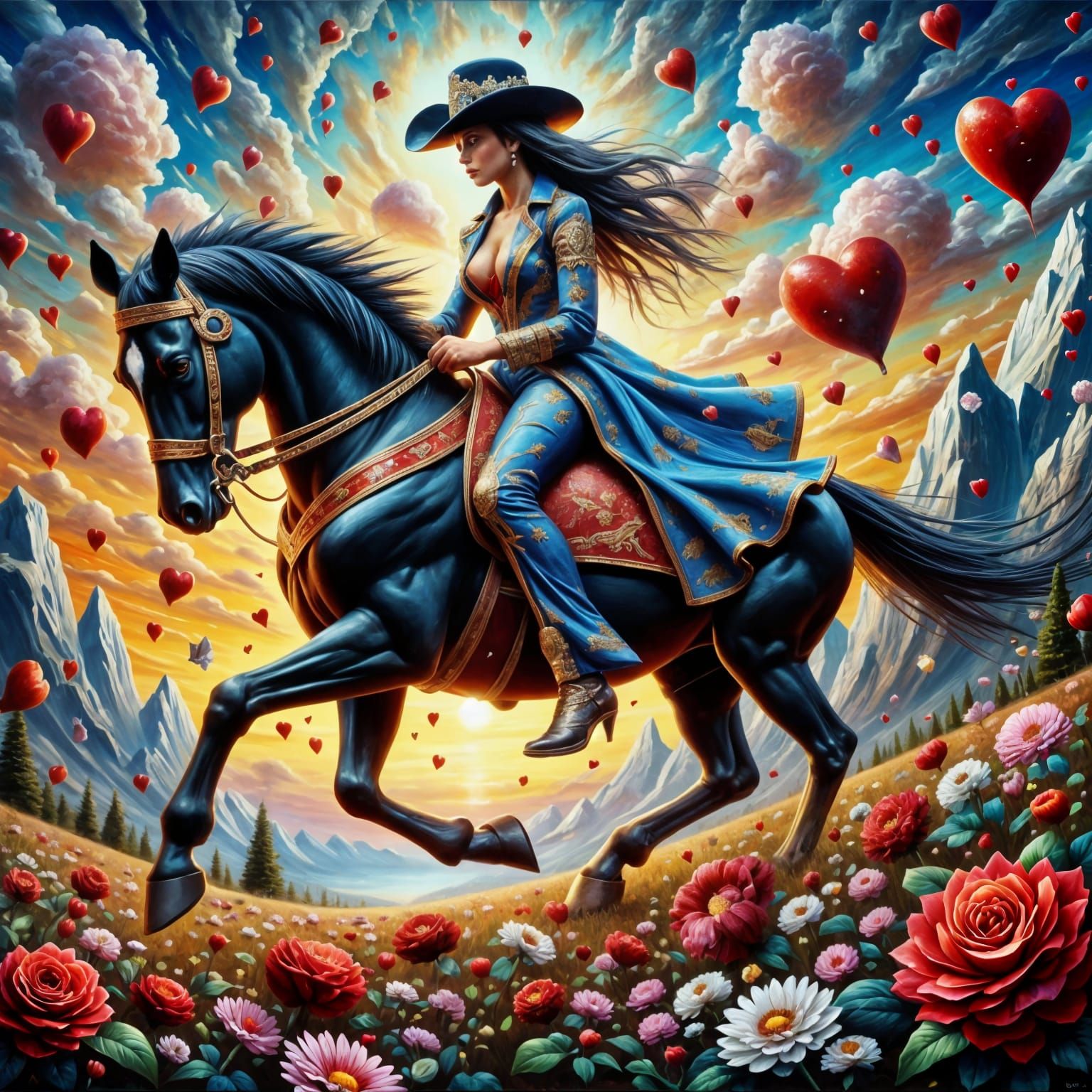 Rodeo Queen (Evolved Edition) - Rodeo Queen in Neo-Impressio...