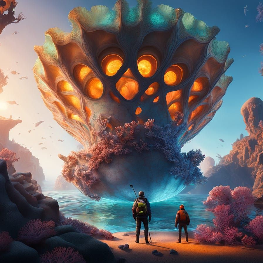 Underwater Photoshoot Nautilus - Enchanted Nautilus Shell Ph...