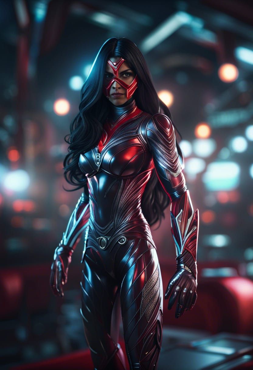 Red Woman - AI Generated Artwork - NightCafe Creator