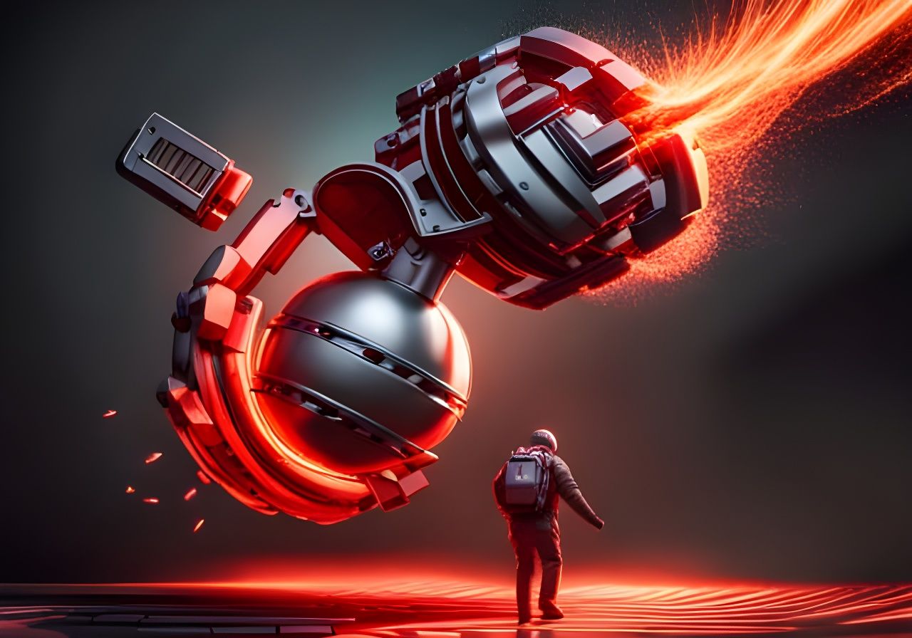 Allegory of explosion - AI Generated Artwork - NightCafe Creator