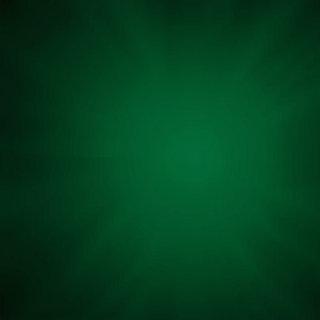 Rich Forest Green Gradient Background with Soft Hu... - AI Art