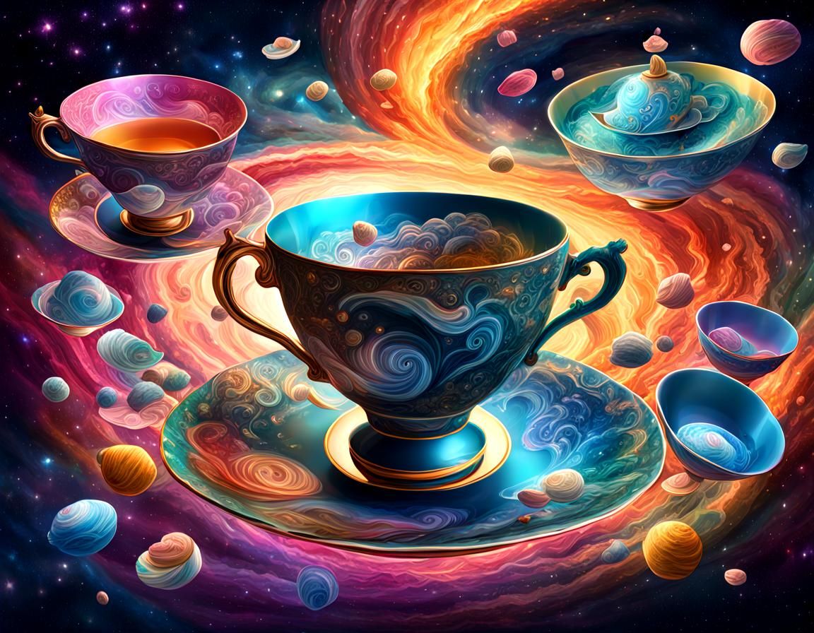 Random Objects in Space - AI Generated Artwork - NightCafe Creator