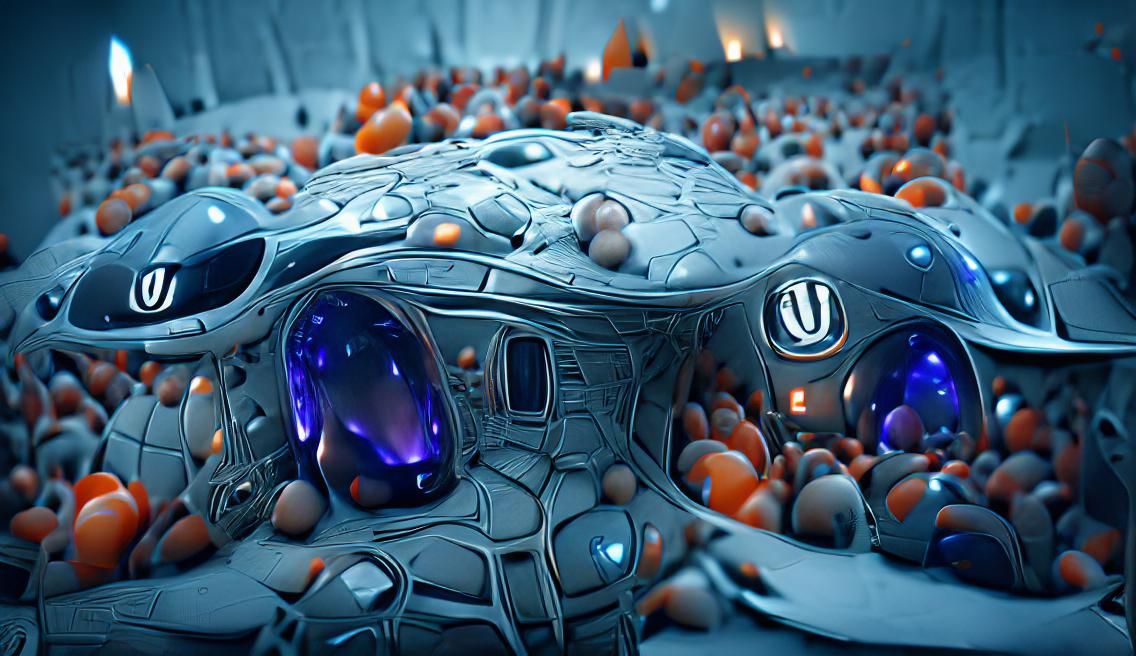 An Alien Pod in the Multiverse - AI Generated Artwork - NightCafe Creator