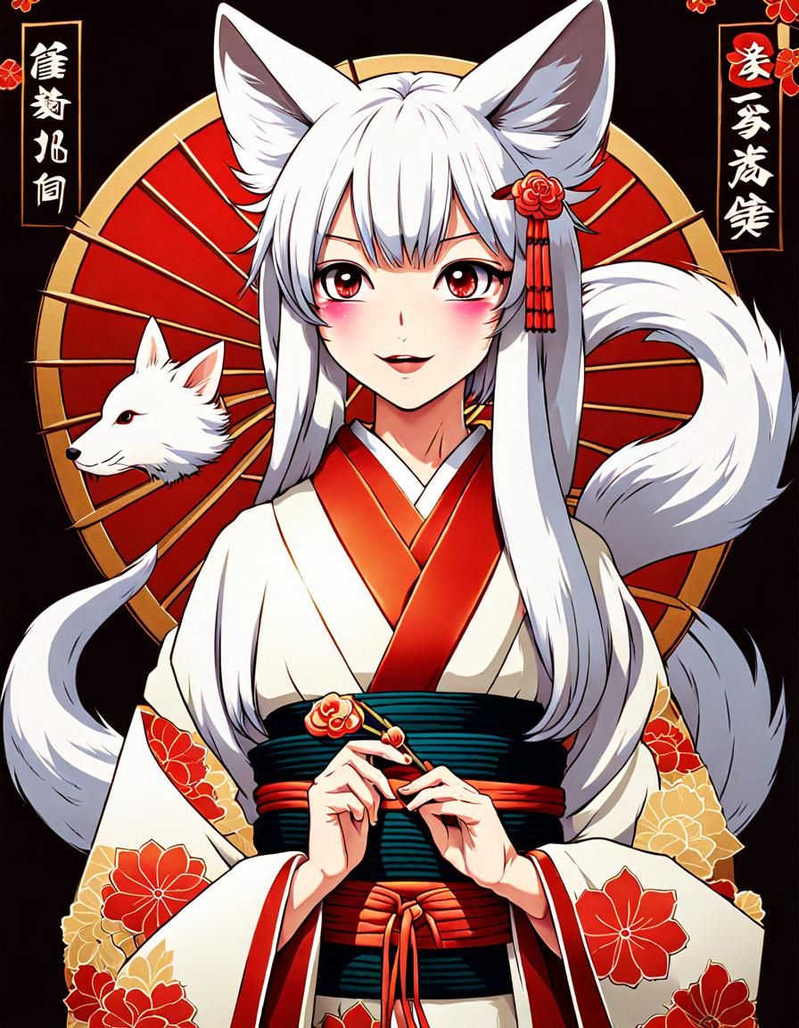 Kitsune - AI Generated Artwork - NightCafe Creator