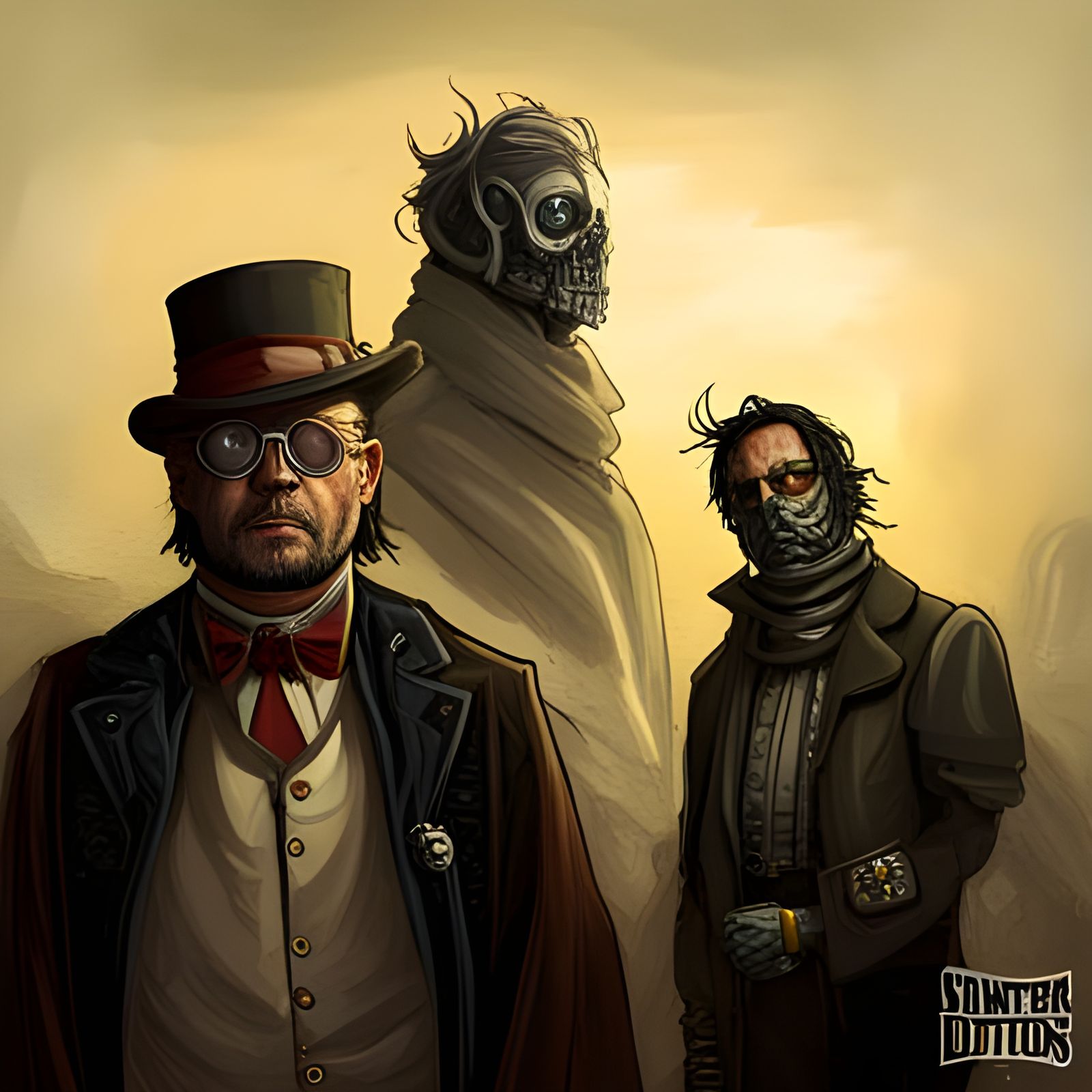 Steampunk dread doctors - AI Generated Artwork - NightCafe Creator