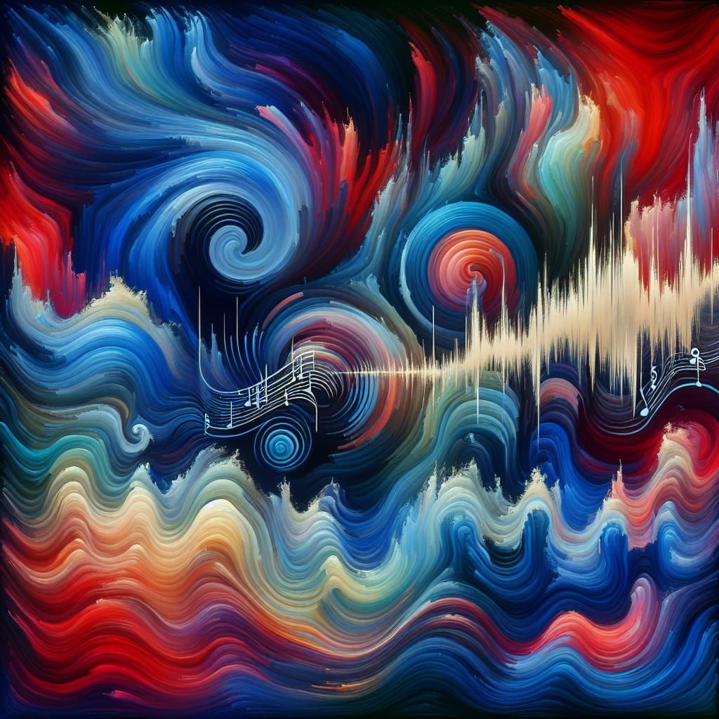 Art by Wassily Kandinsky, abstract album cover, fictional band ...