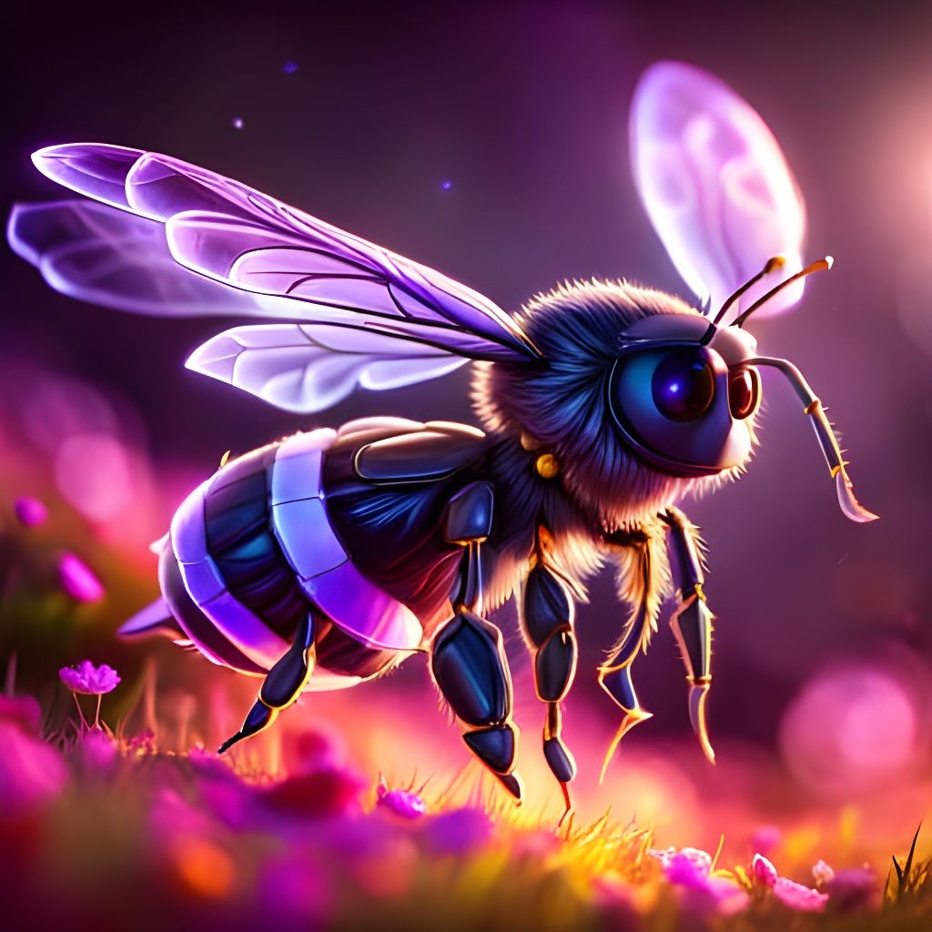 Bee - AI Generated Artwork - NightCafe Creator