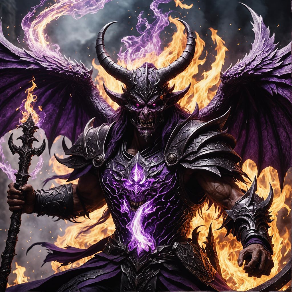demonology warlock - AI Generated Artwork - NightCafe Creator