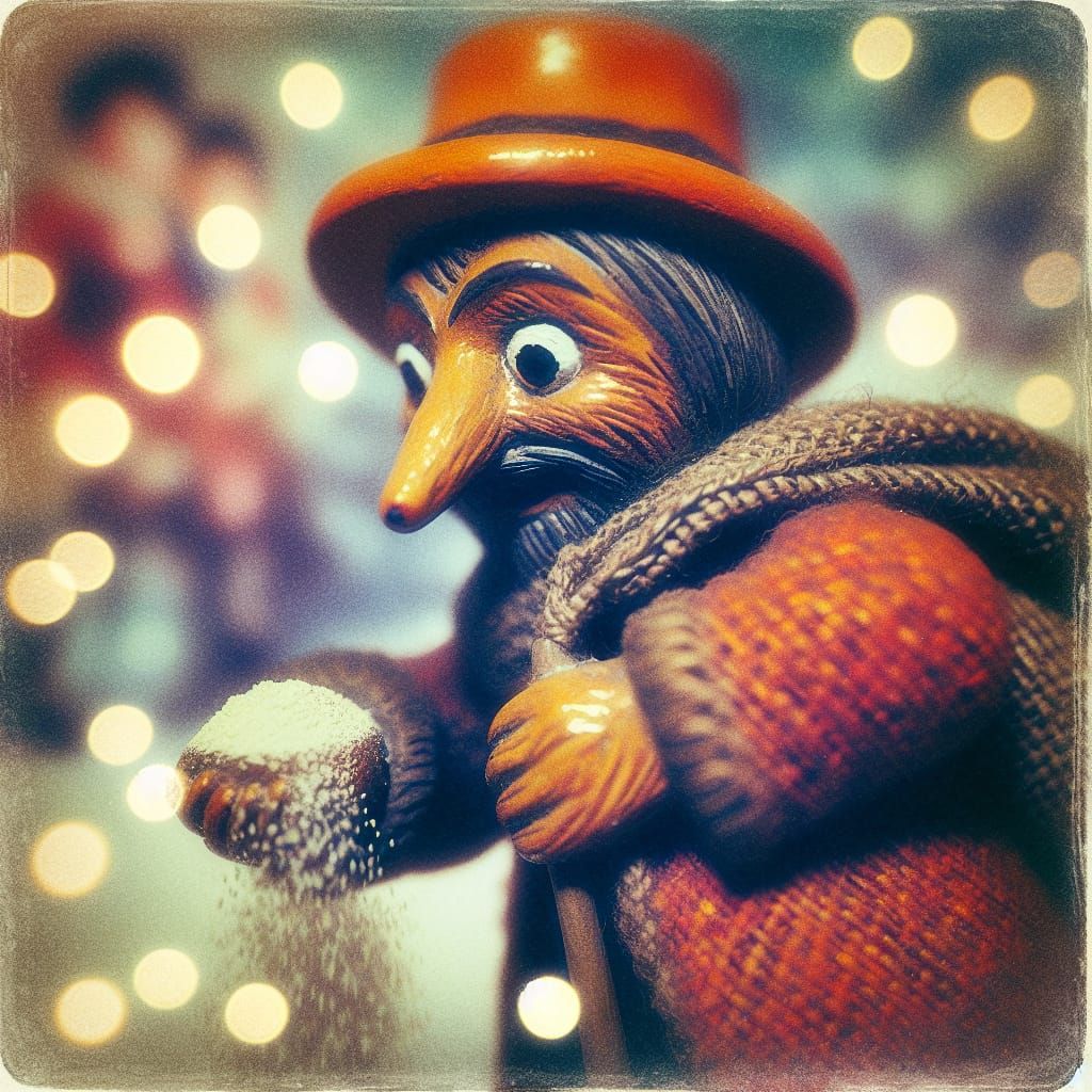 Sandman spreading sleep sand - AI Generated Artwork - NightCafe Creator