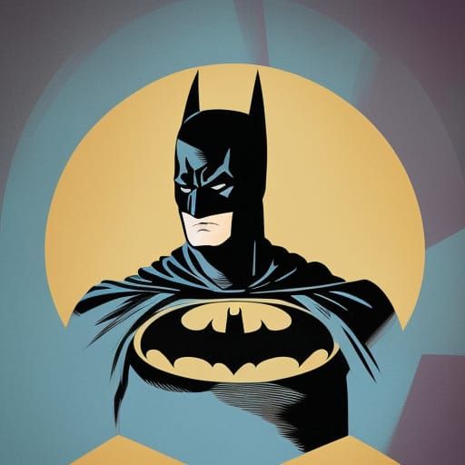 Comic Book batman - AI Generated Artwork - NightCafe Creator