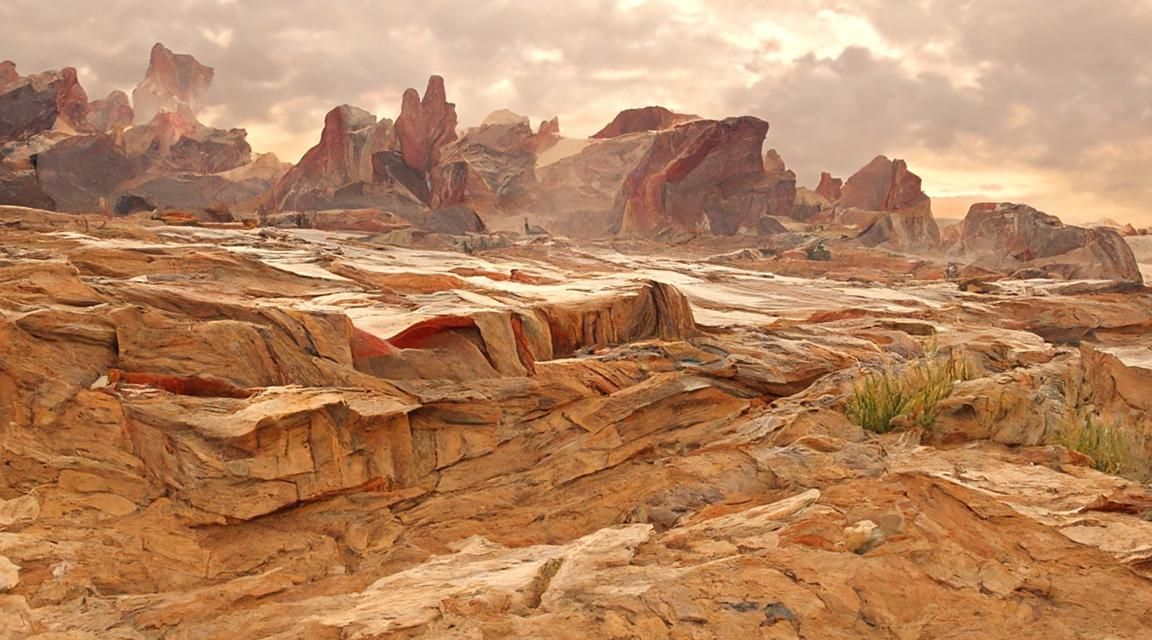 Broken Ridge - AI Generated Artwork - NightCafe Creator