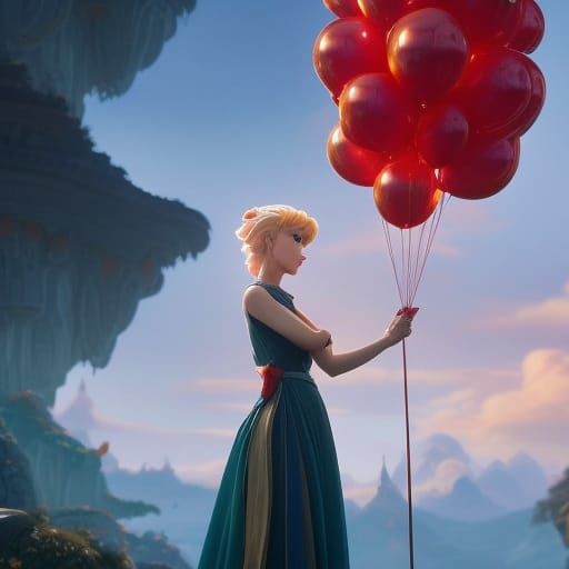 99 Red Balloons II - AI Generated Artwork - NightCafe Creator