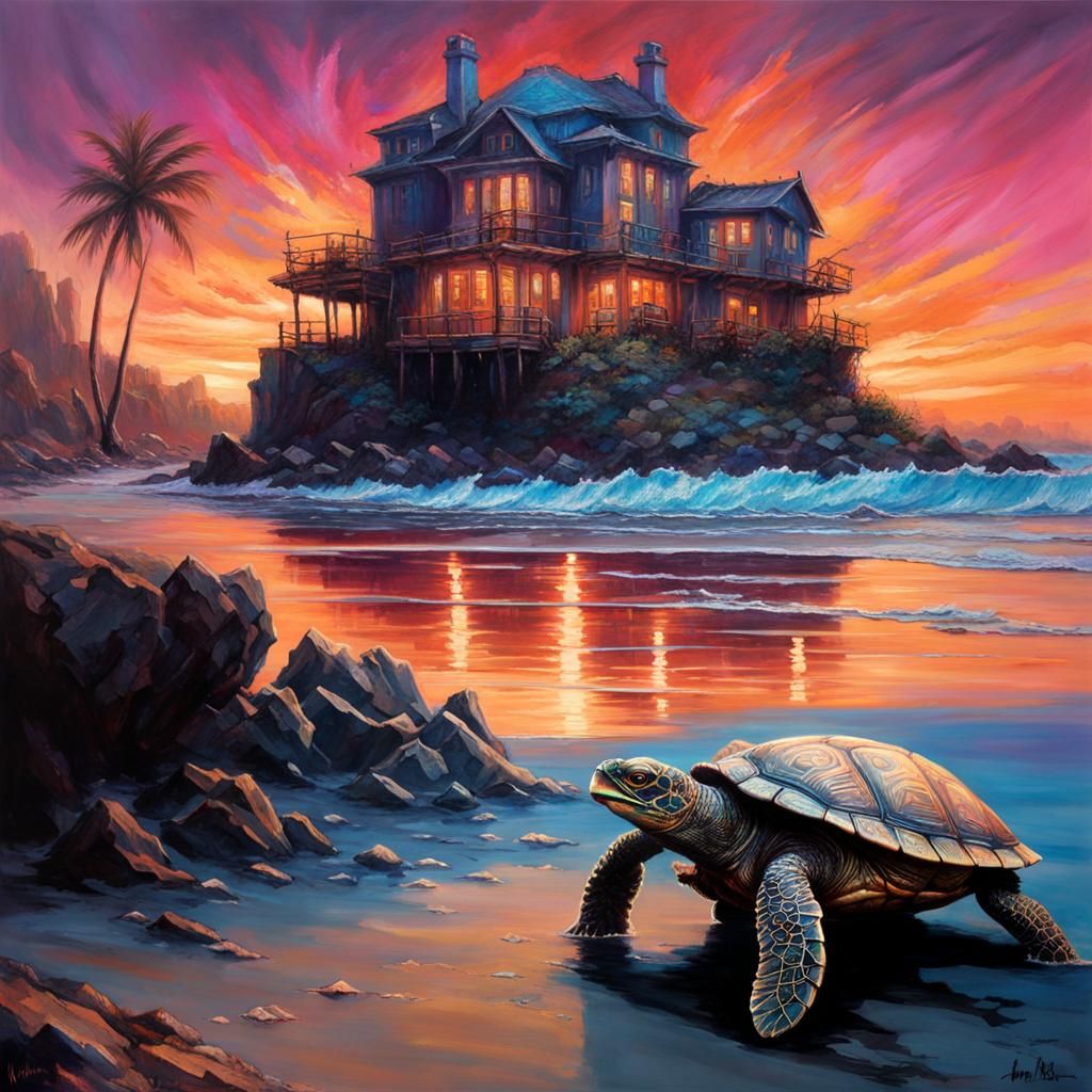 turtle - AI Generated Artwork - NightCafe Creator