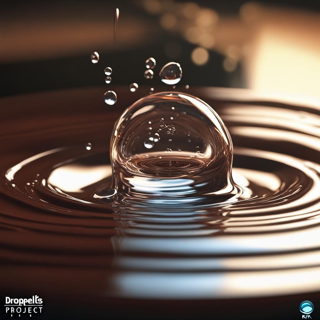 droplets - AI Generated Artwork - NightCafe Creator