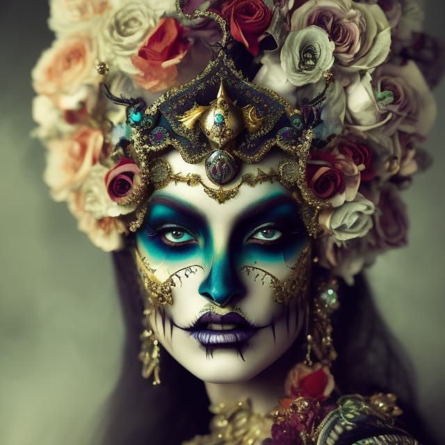 Lady Death - AI Generated Artwork - NightCafe Creator