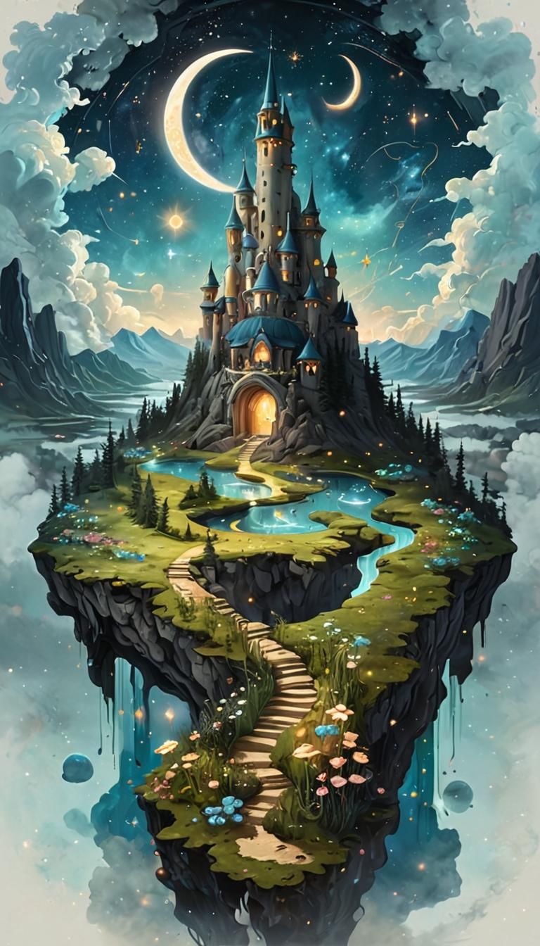 Kingdom in the sky - AI Generated Artwork - NightCafe Creator