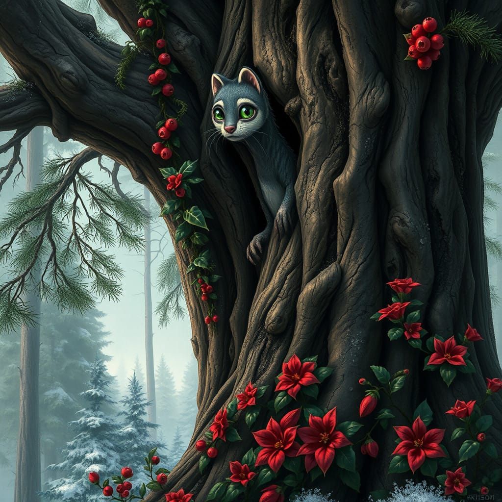 A Weasel in Winter - A Weasel in Winter