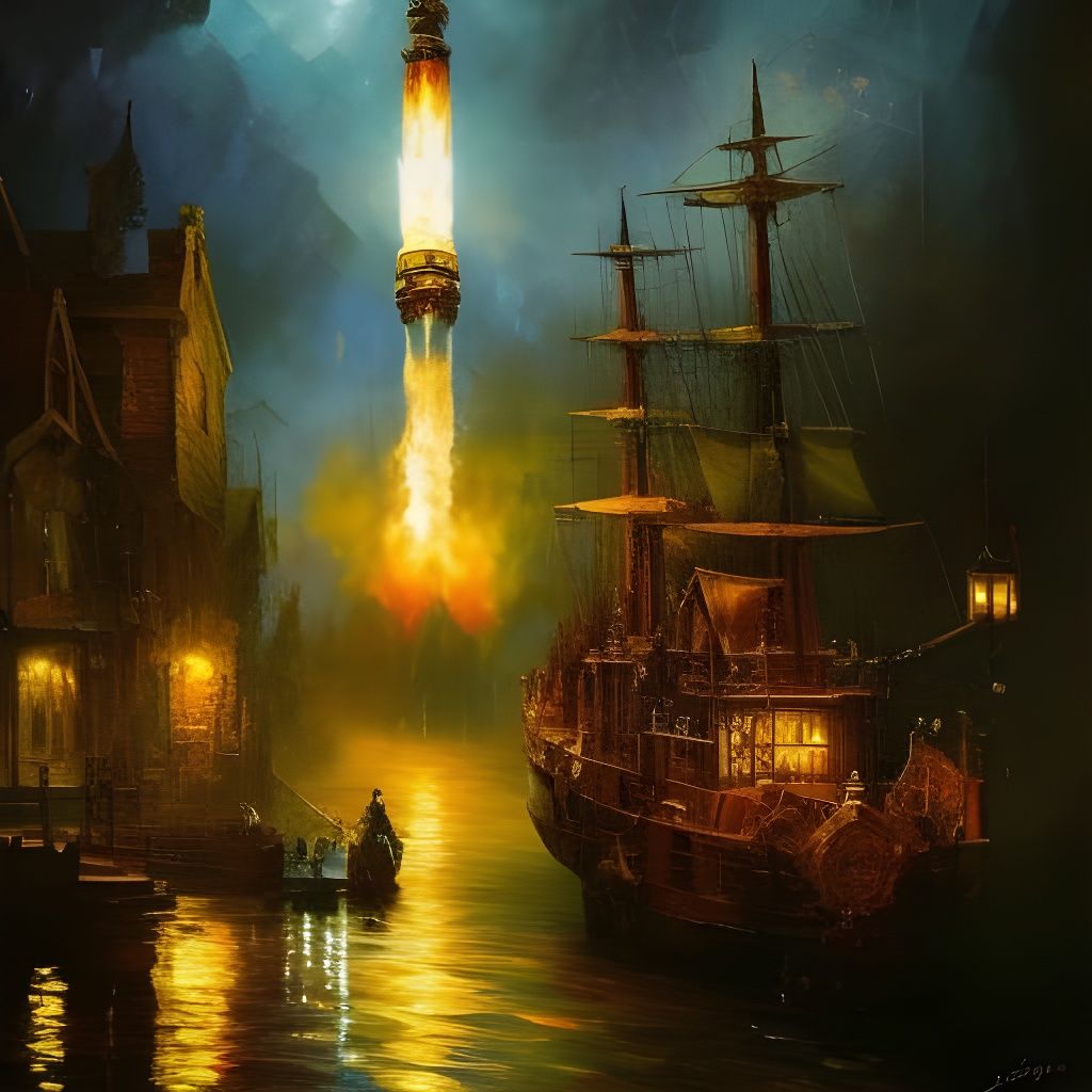 Starship - AI Generated Artwork - NightCafe Creator