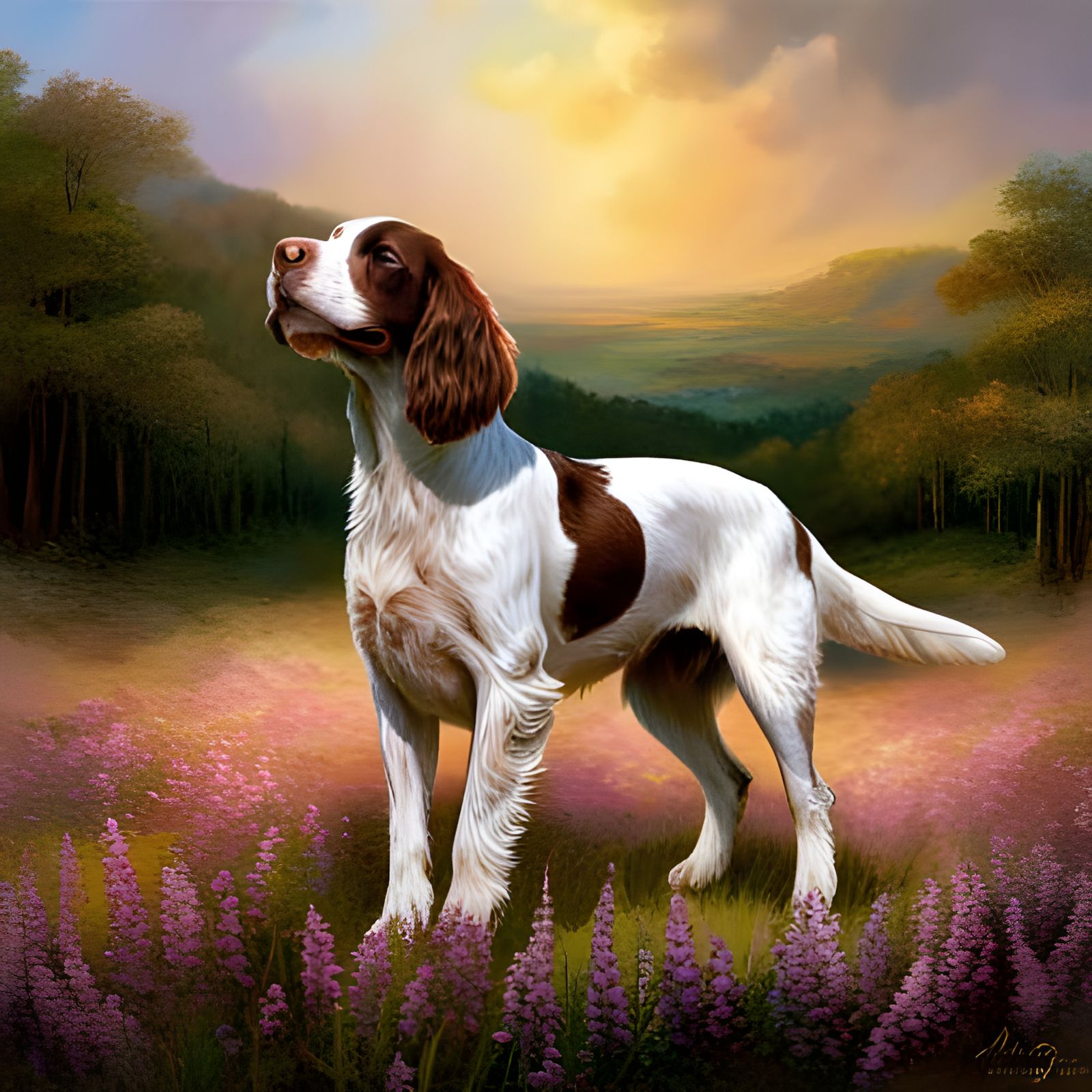 Springer Spaniel - AI Generated Artwork - NightCafe Creator