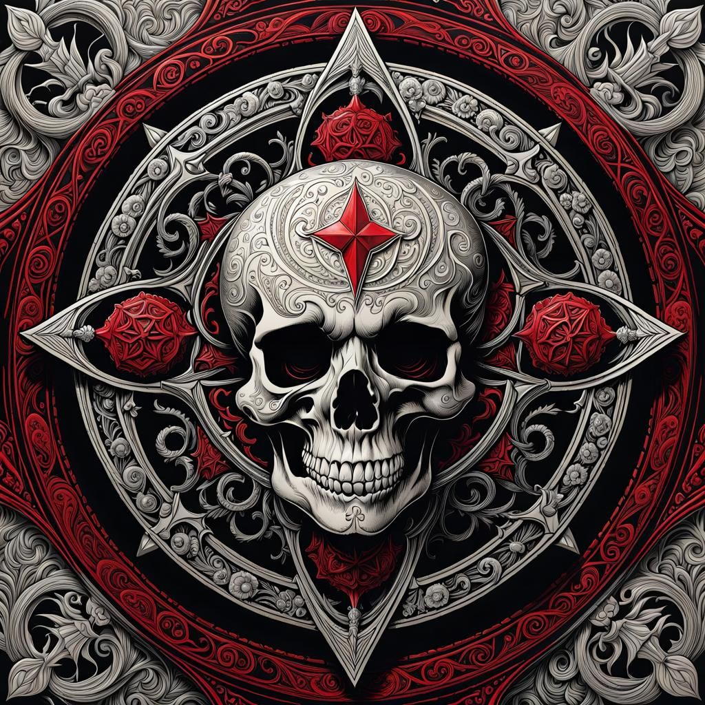 skull - AI Generated Artwork - NightCafe Creator