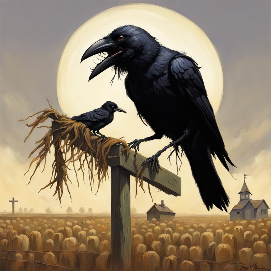 King Crow - AI Generated Artwork - NightCafe Creator