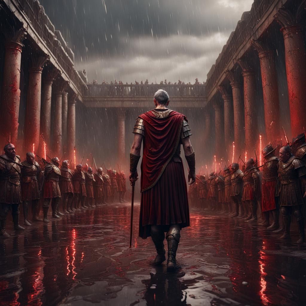 Julius Caesar Triumph - AI Generated Artwork - NightCafe Creator