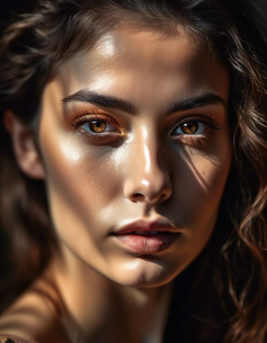 Face Study 2 - AI Generated Artwork - NightCafe Creator