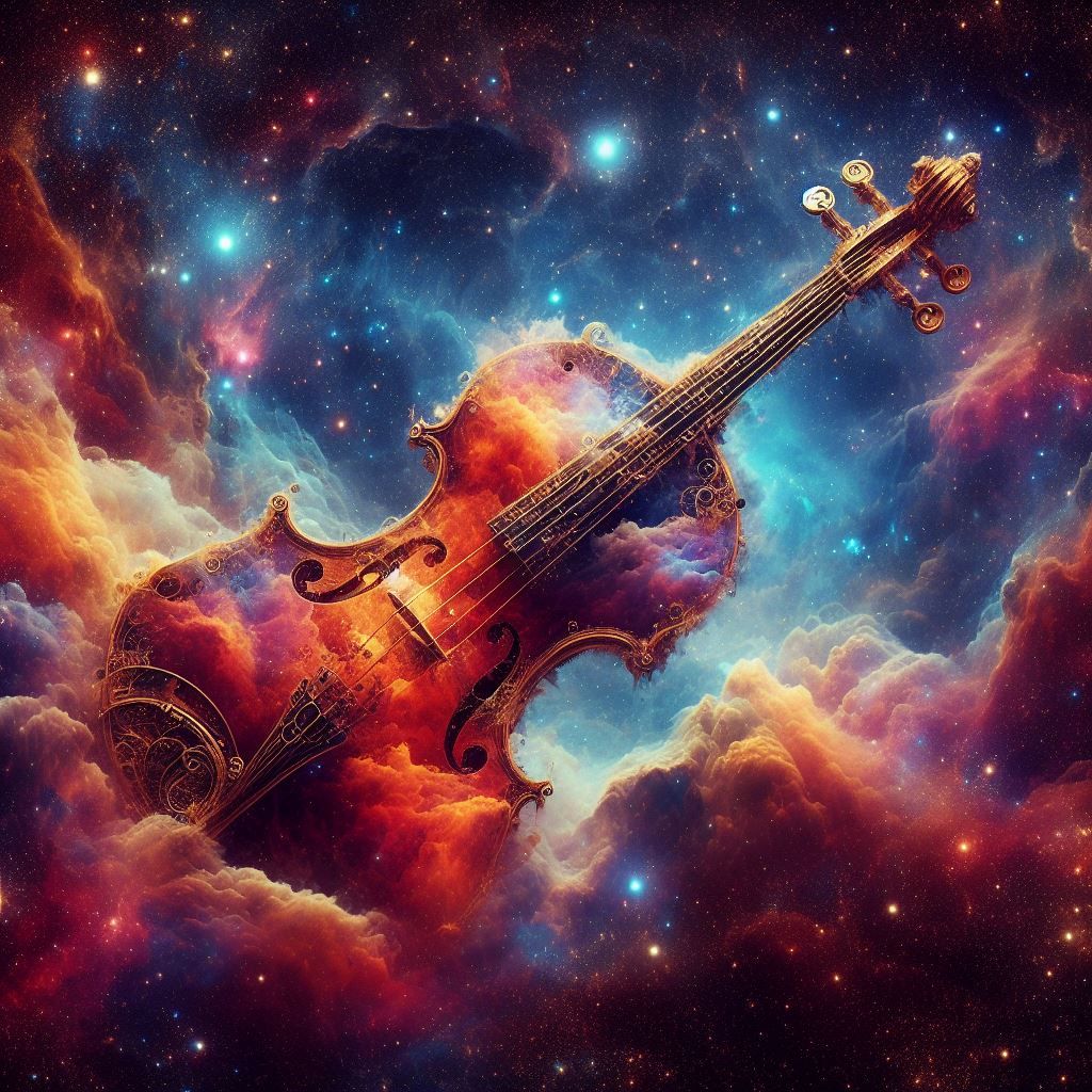 Cosmic strings - AI Generated Artwork - NightCafe Creator