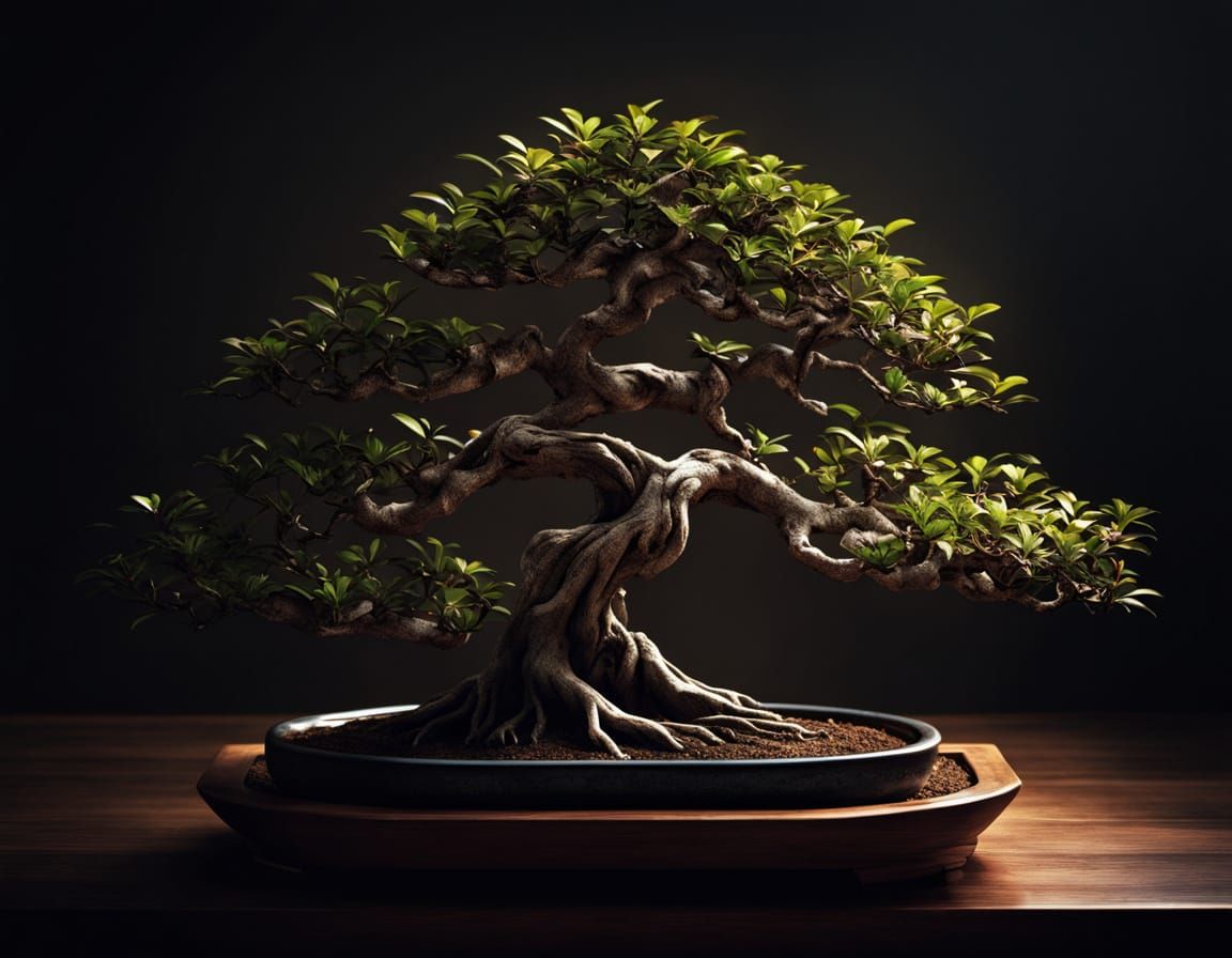 'bonzaï géant' - Surreal European Masseuse in Zen Bonsai S...