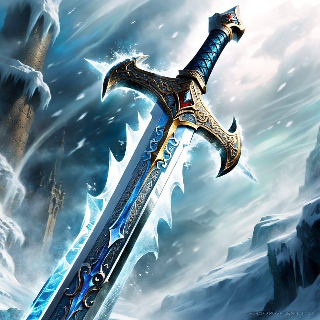 "Excalibur" is the legendary sword of ice