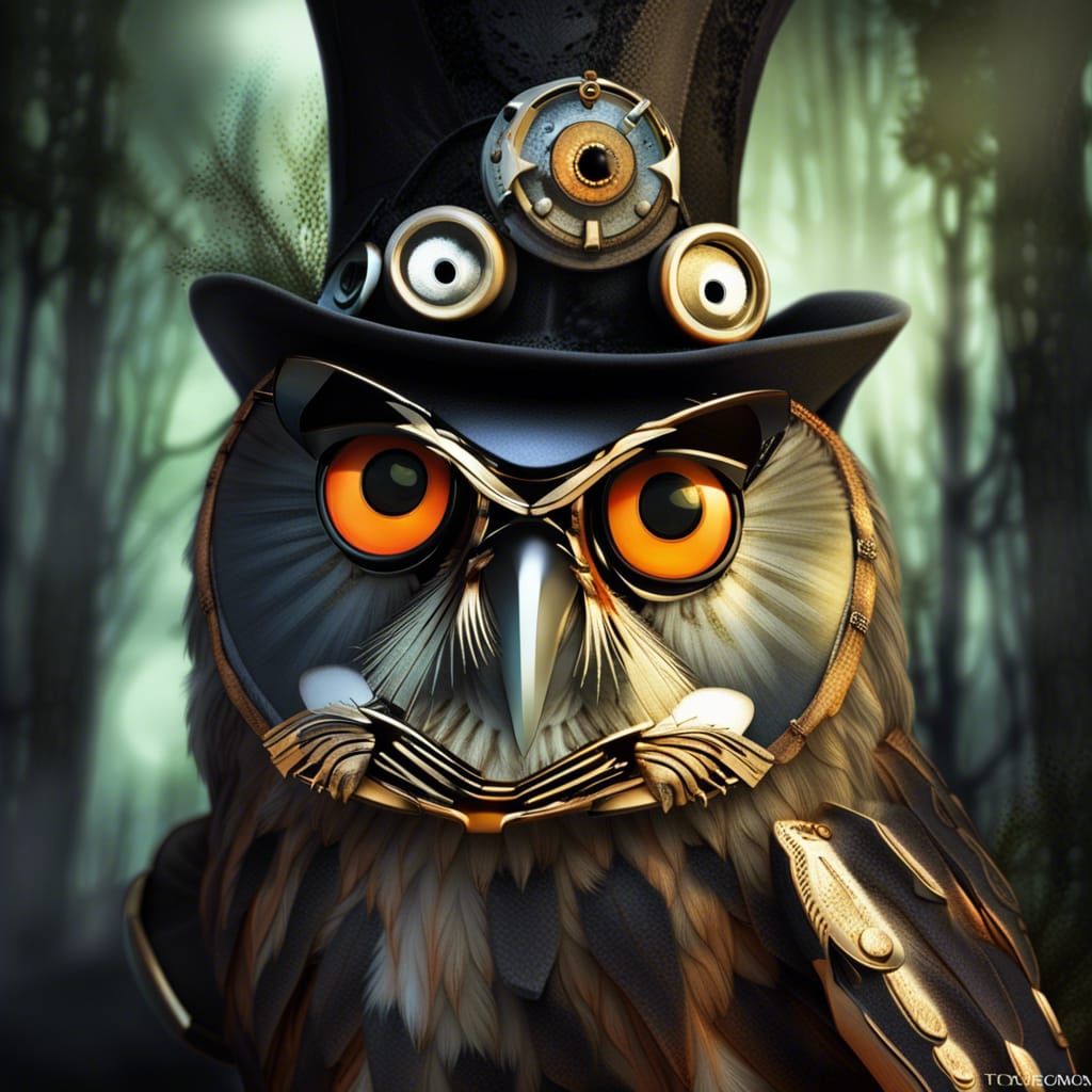 Steam Powered Wisdom - AI Generated Artwork - NightCafe Creator