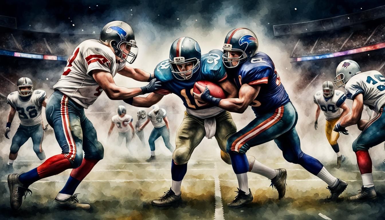 American football - AI Generated Artwork - NightCafe Creator