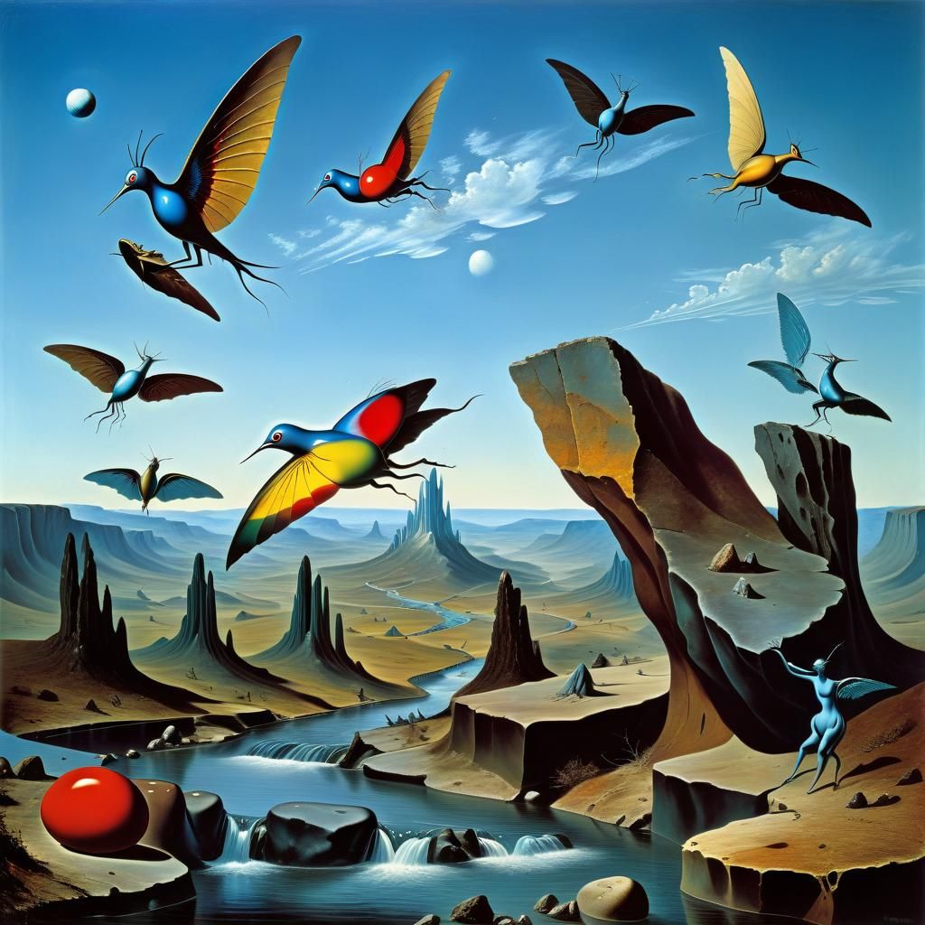 Surreal ecosystem - AI Generated Artwork - NightCafe Creator