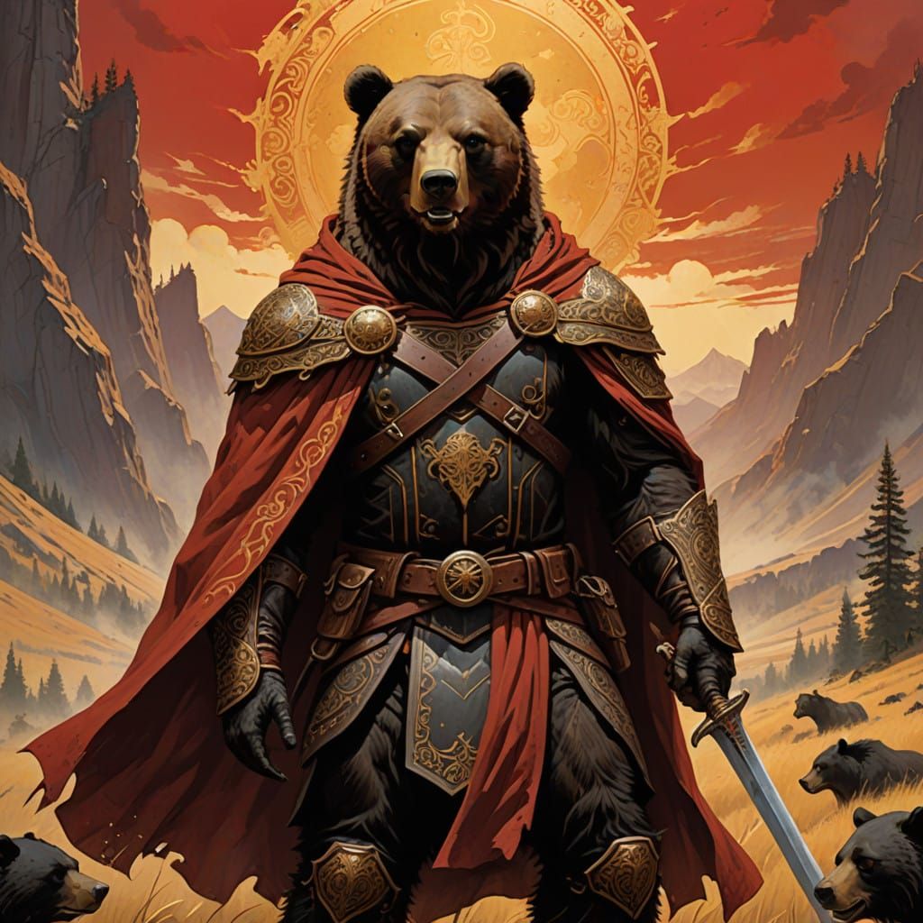 Colonel of the Ursan race, in the book series Tail of a Soldier.