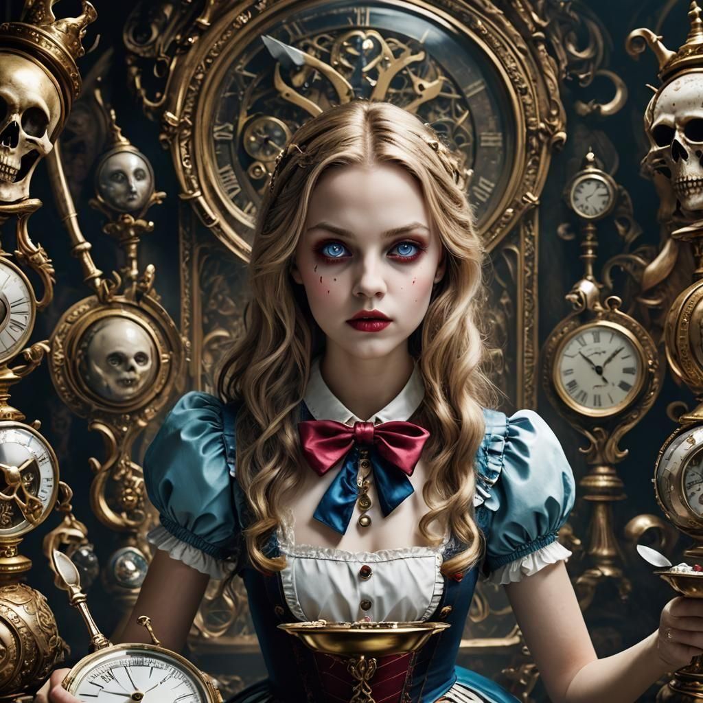 Mad Alice - AI Generated Artwork - NightCafe Creator