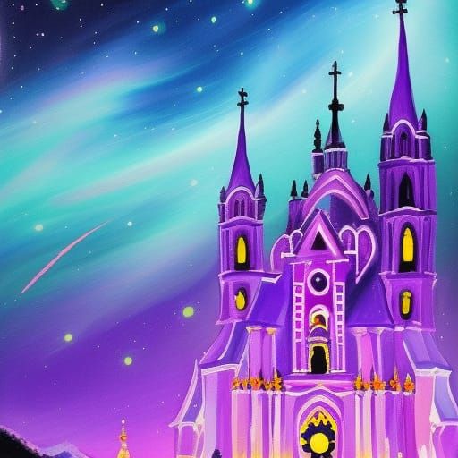 Starry night - AI Generated Artwork - NightCafe Creator