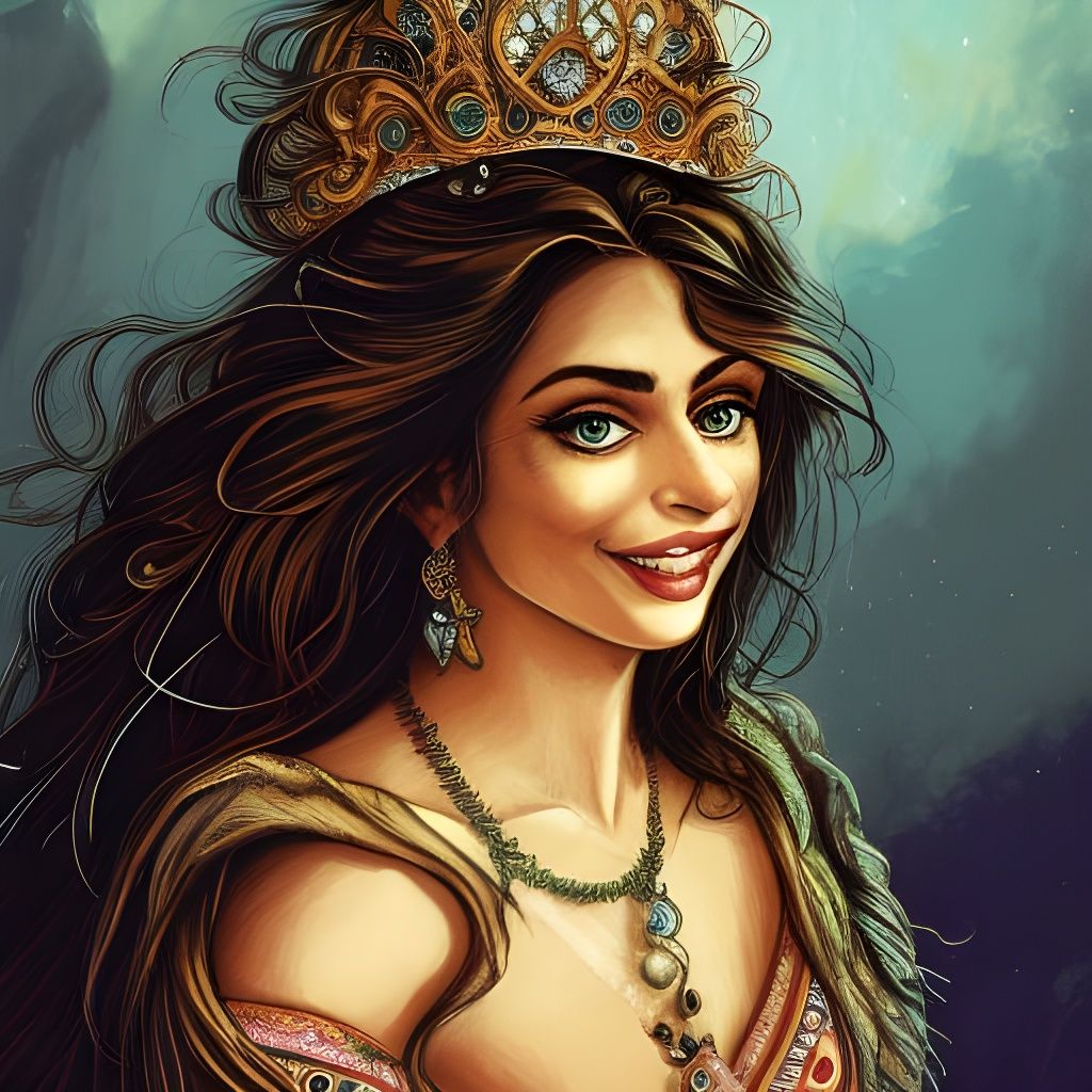Princess of Persia, final drawing - AI Generated Artwork - NightCafe ...