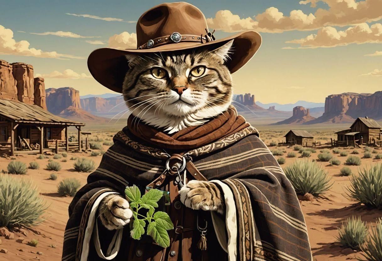 A Pawful of Catnip - AI Generated Artwork - NightCafe Creator